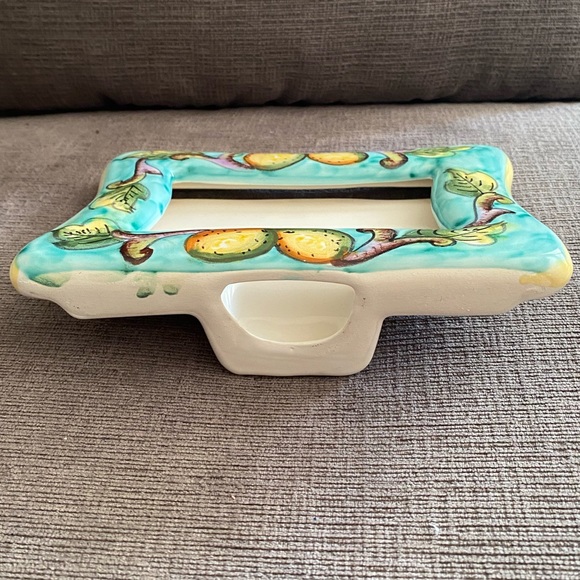 Hand Crafted | Accents | Vintage Vietri Italian Ceramic Lemon Design ...